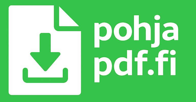 Lataa ostotarjous malli ilmaiseksi PDF-muodossa - pohjapdf.fi